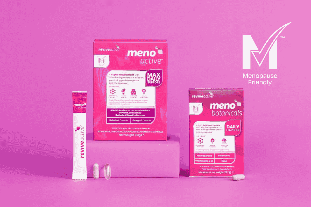 Menopause Friendly Accredited MTick Shopping Symbol – Revive Active Ireland